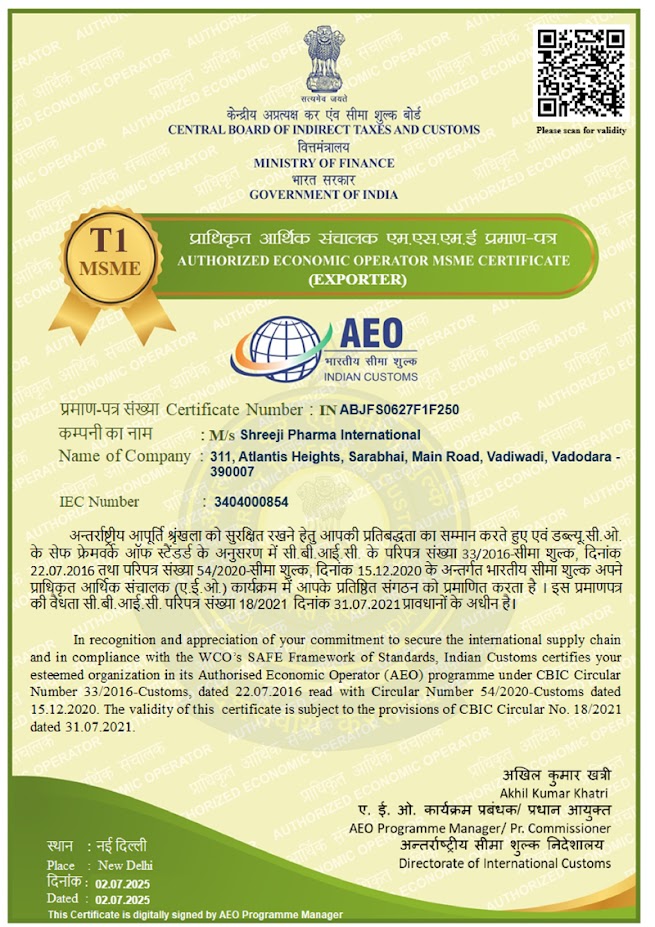 Shreeji Pharma International